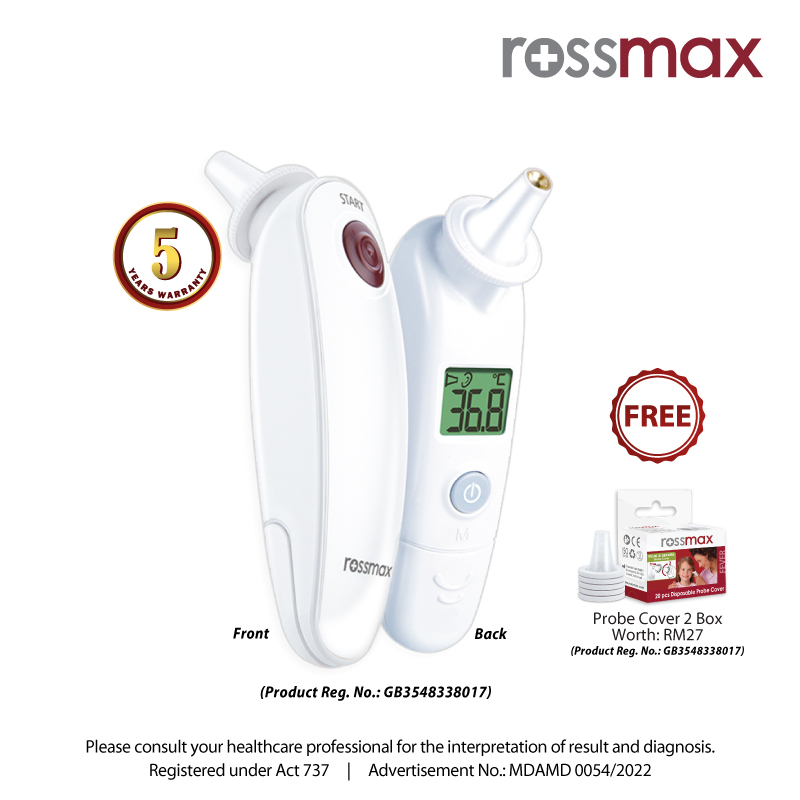 Rossmax Infrared Ear Thermometer – Model Ra600