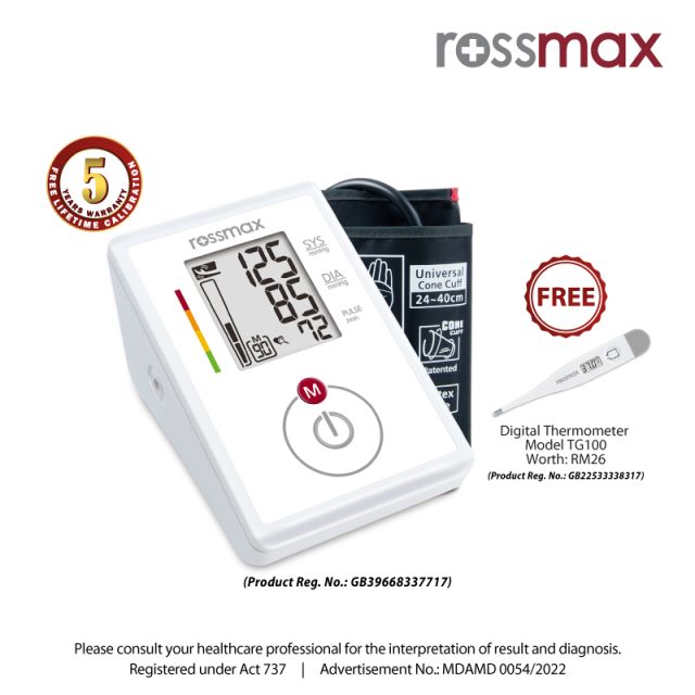 Rossmax Blood Pressure Monitor - Accurate and Reliable Blood Pressure ...