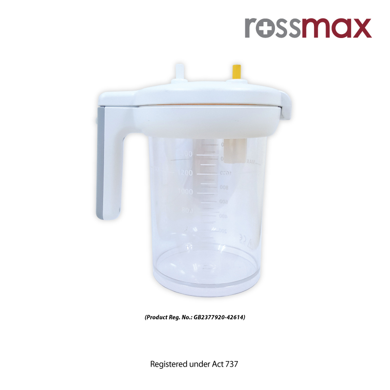 ROSSMAX SUCTION UNIT JAR - MODEL V5 / V7 - Cypress Medic Sdn Bhd