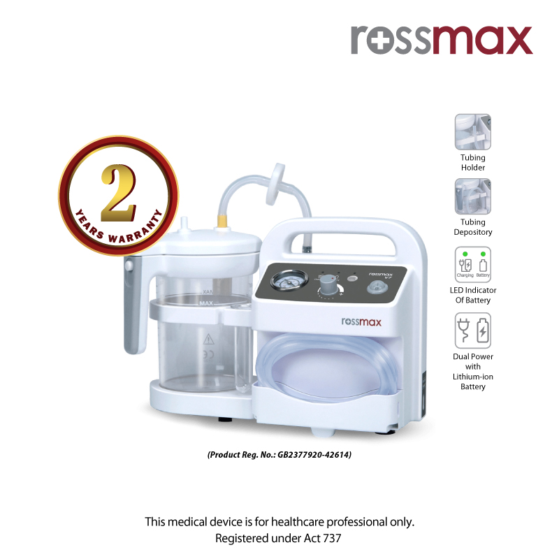 ROSSMAX MOBILITY & DUAL POWER SUCTION UNIT - MODEL V7 - (PROFESSIONAL ...
